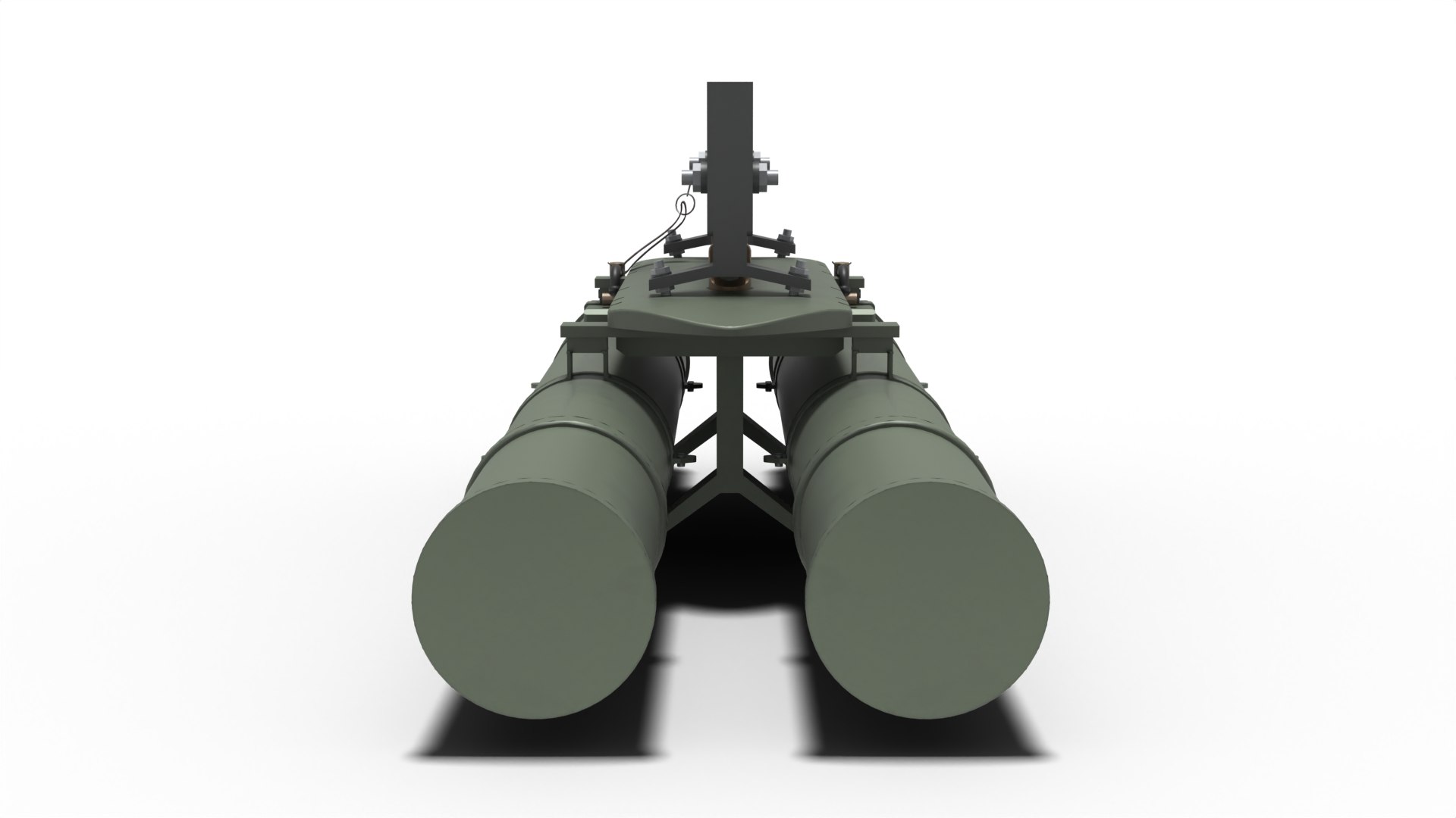 3D Cheon-geom Missile Launcher And Missile Model - TurboSquid 2220890
