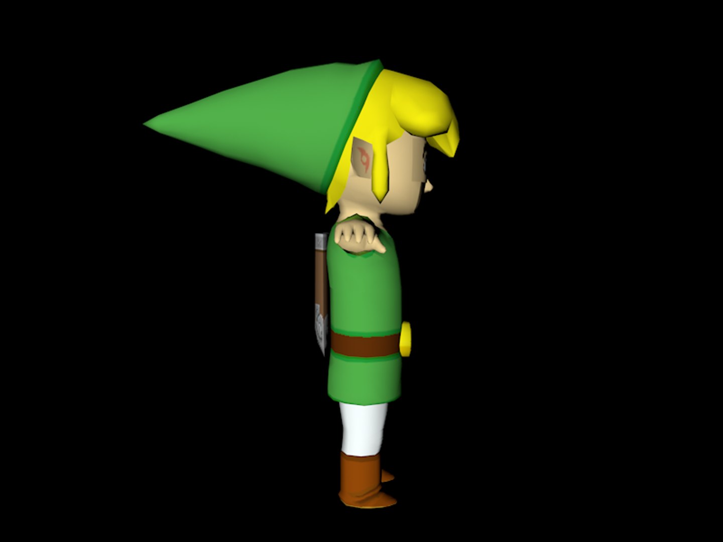 3d Model Character Link Zelda