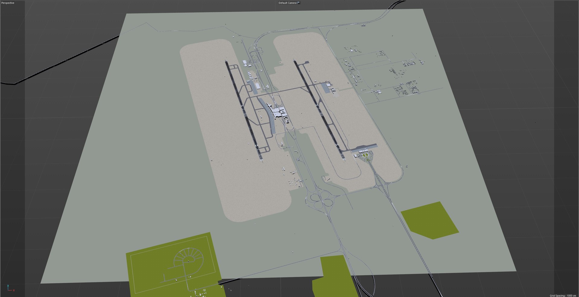 3D Dammam King Fahd Airport Model - TurboSquid 2051784
