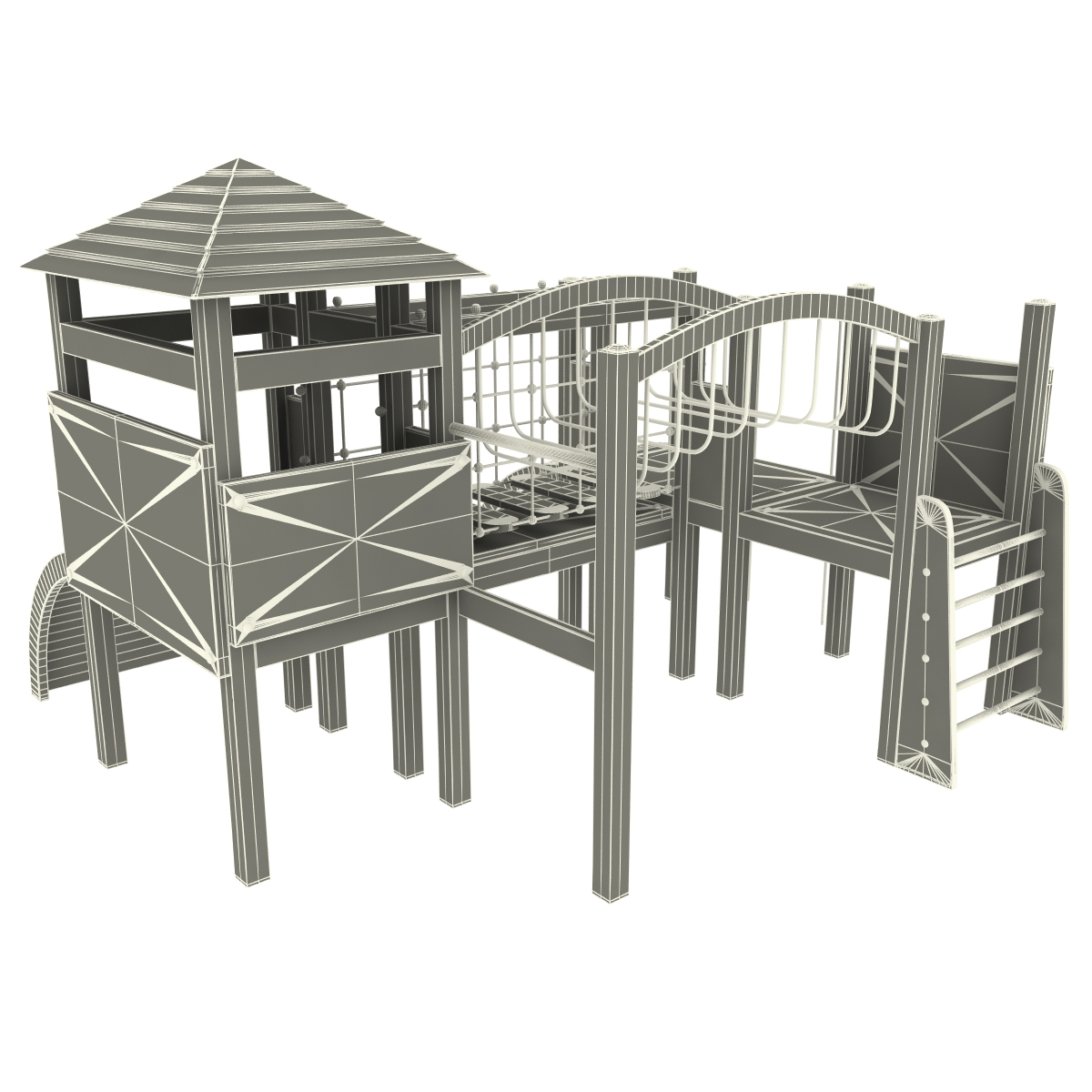 3d model of playgrounds v1