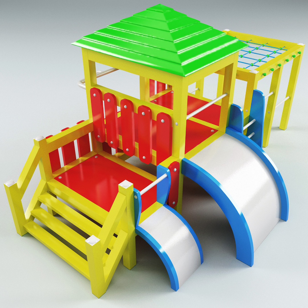 3d model of playgrounds v1