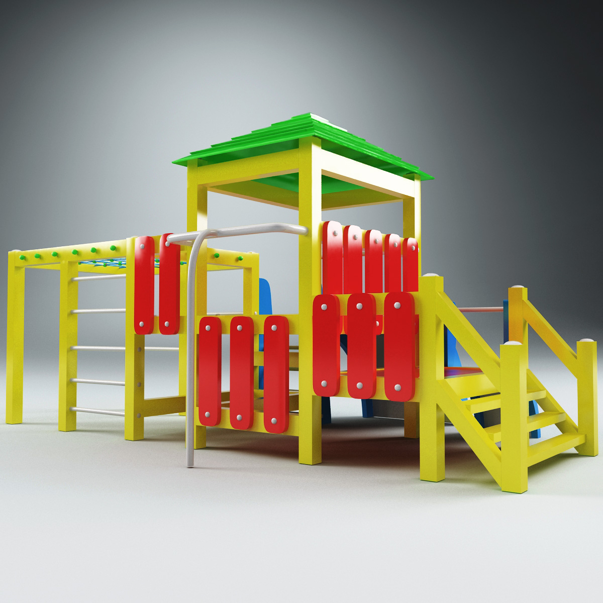 3d model of playgrounds v1