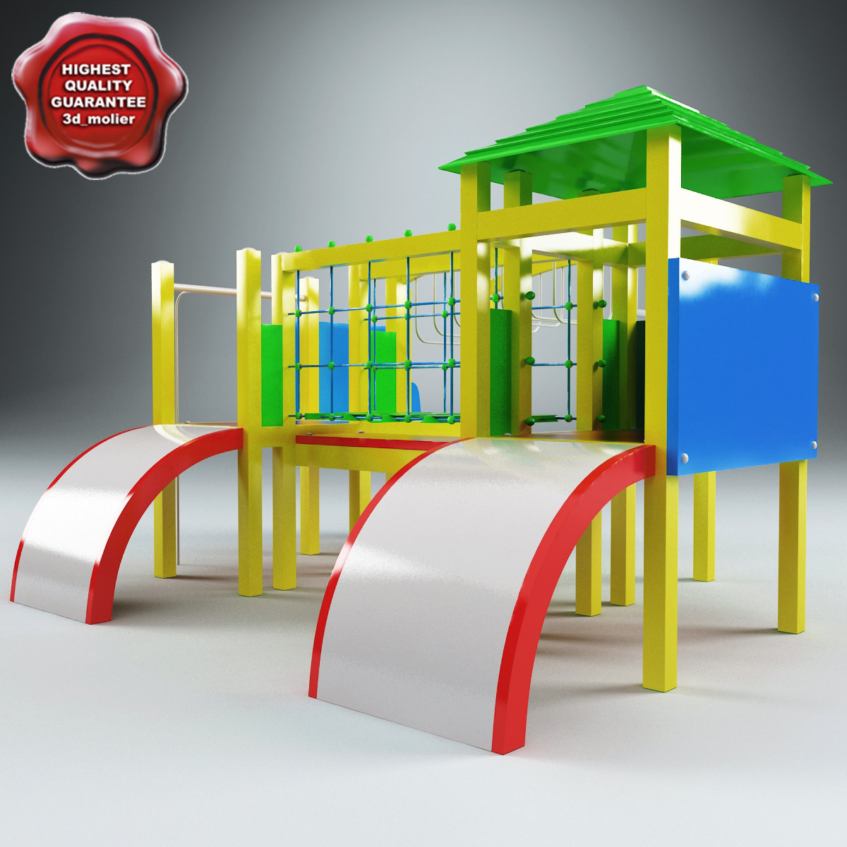 3d model of playgrounds v1