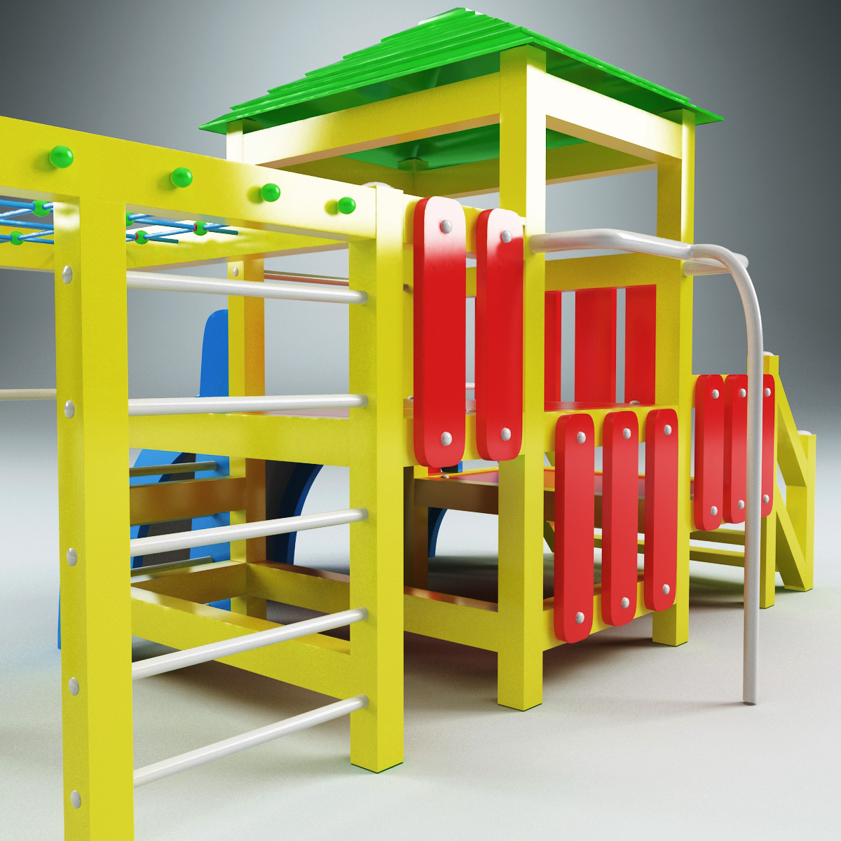 3d model of playgrounds v1