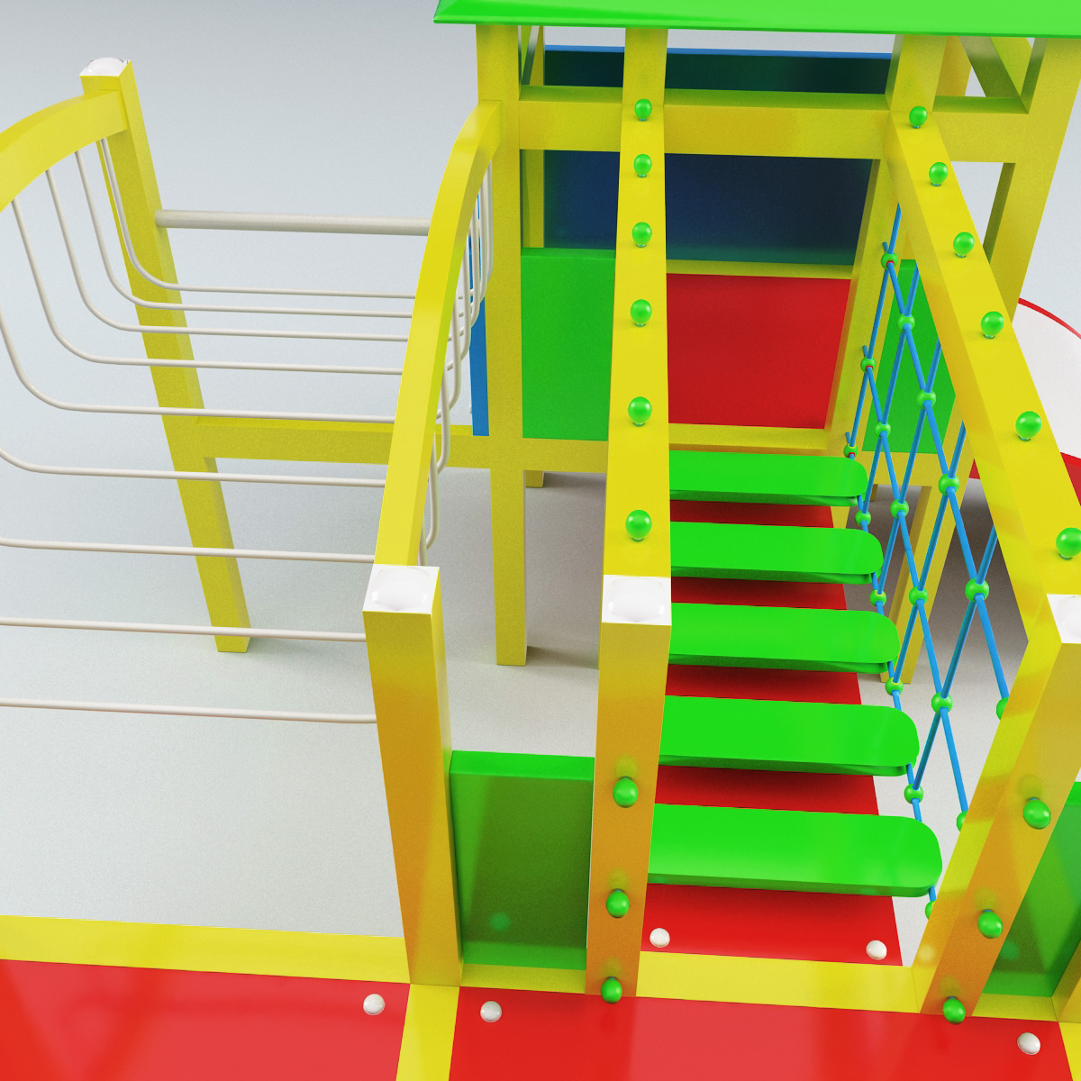 3d model of playgrounds v1