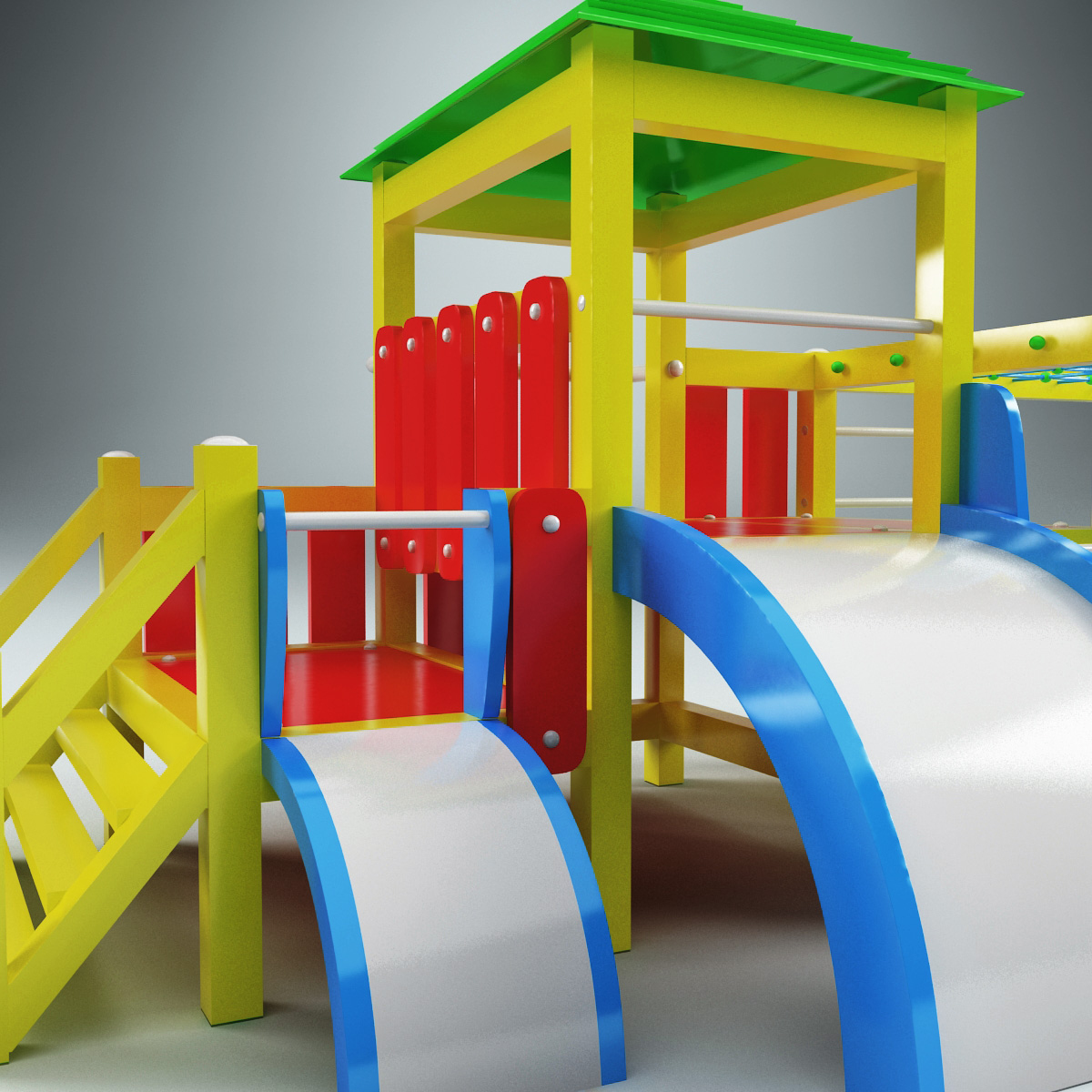 3d model of playgrounds v1