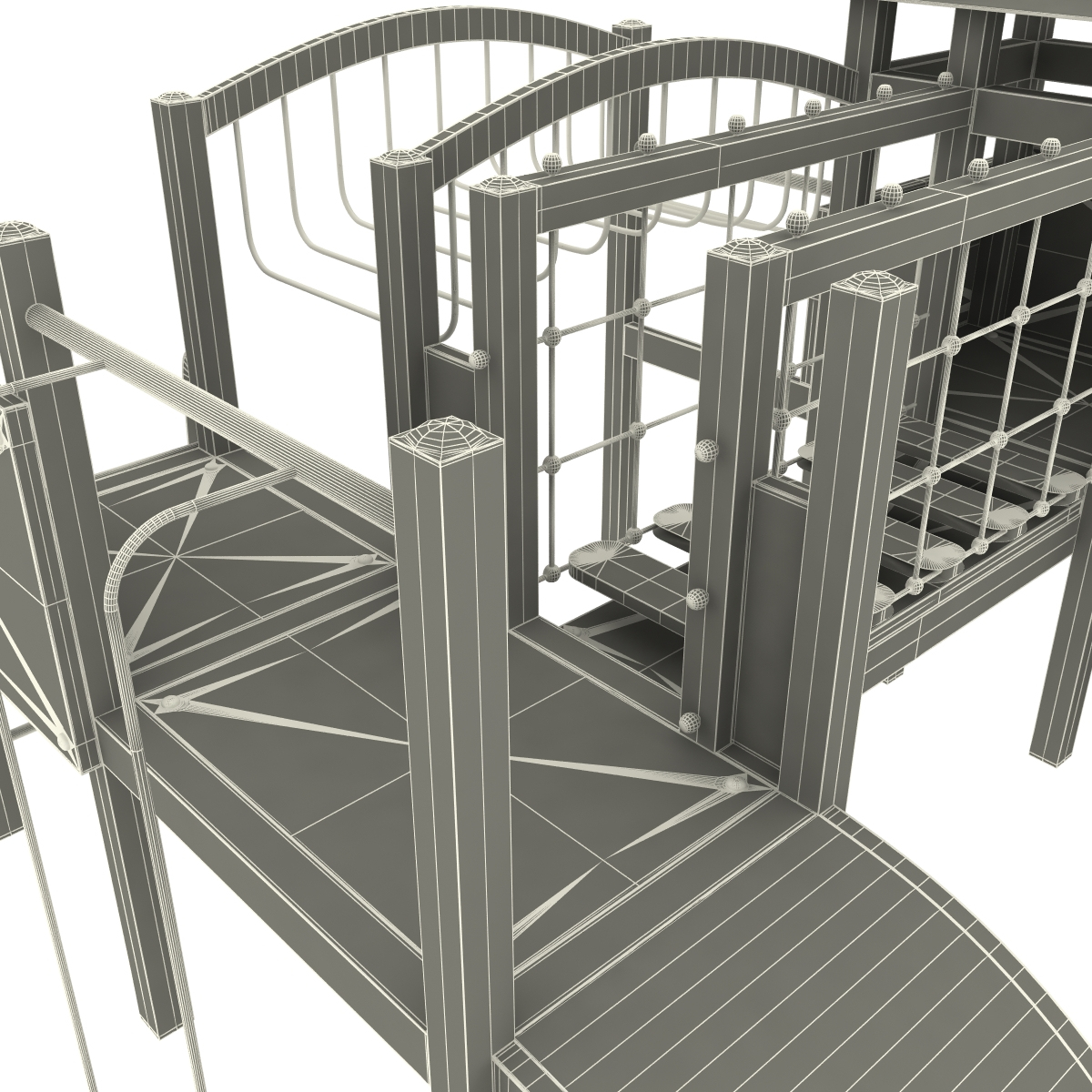 3d model of playgrounds v1