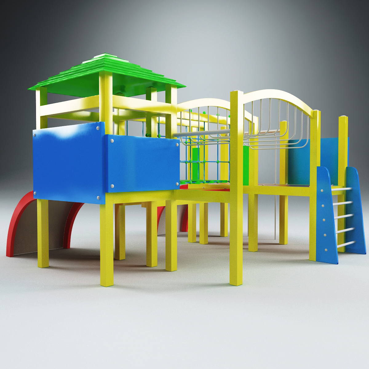 3d model of playgrounds v1