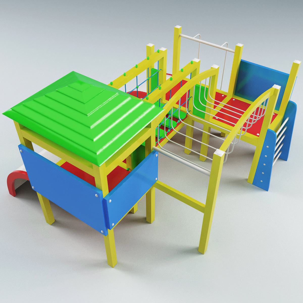 3d model of playgrounds v1