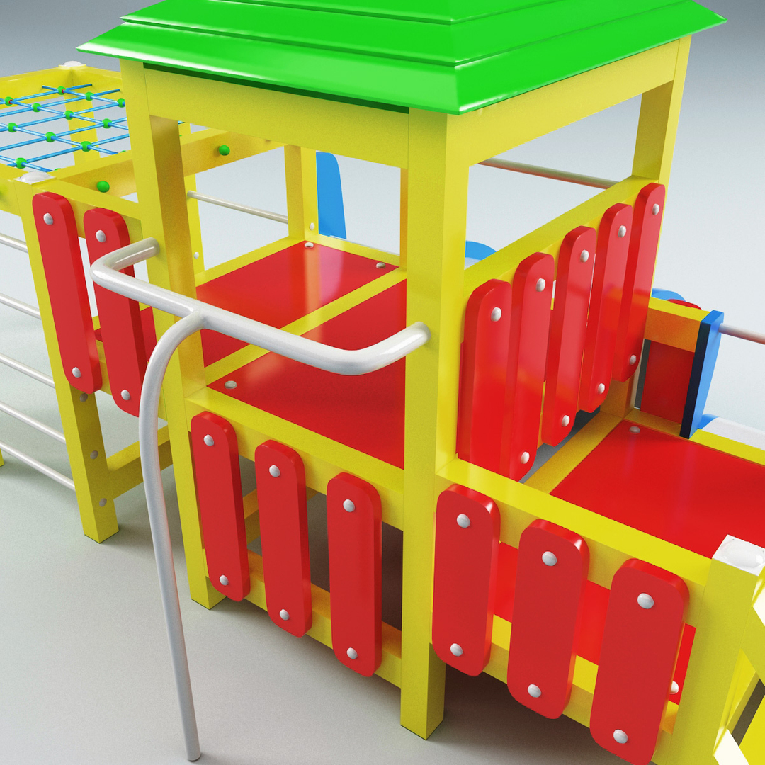3d model of playgrounds v1