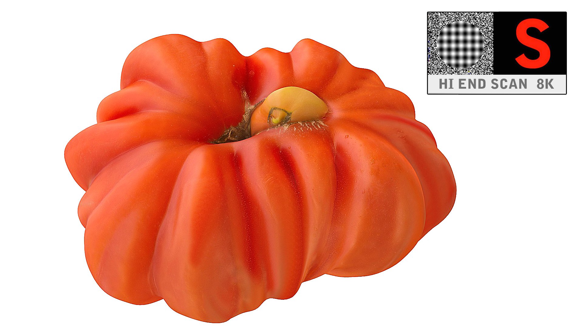 3d Tomato Scanned 8k