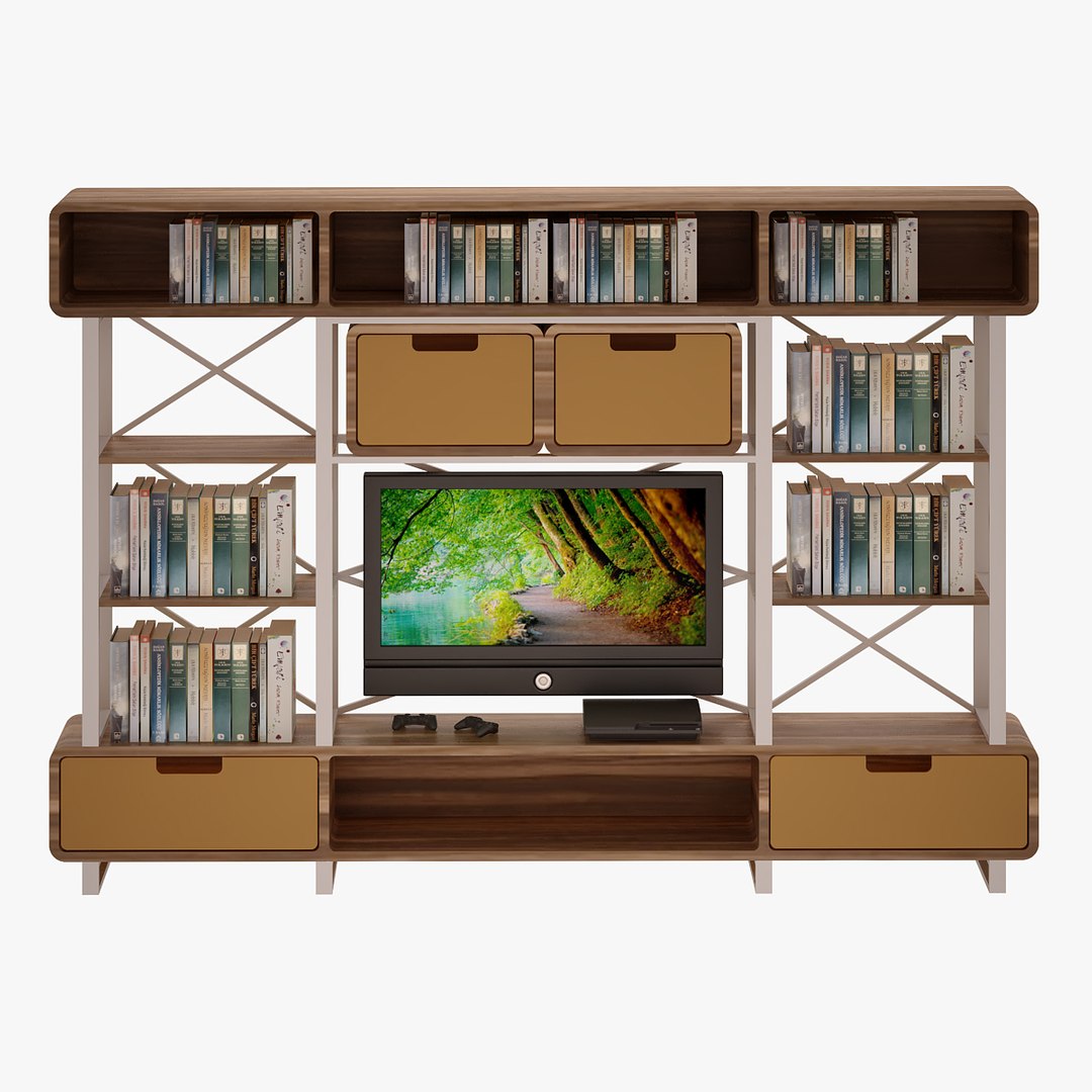 3D Tv Unit Model - TurboSquid 1423665