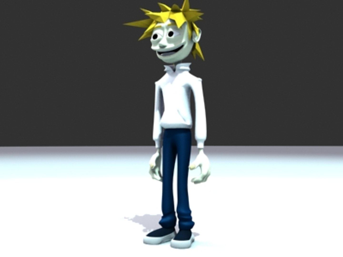 lightwave urban boy character