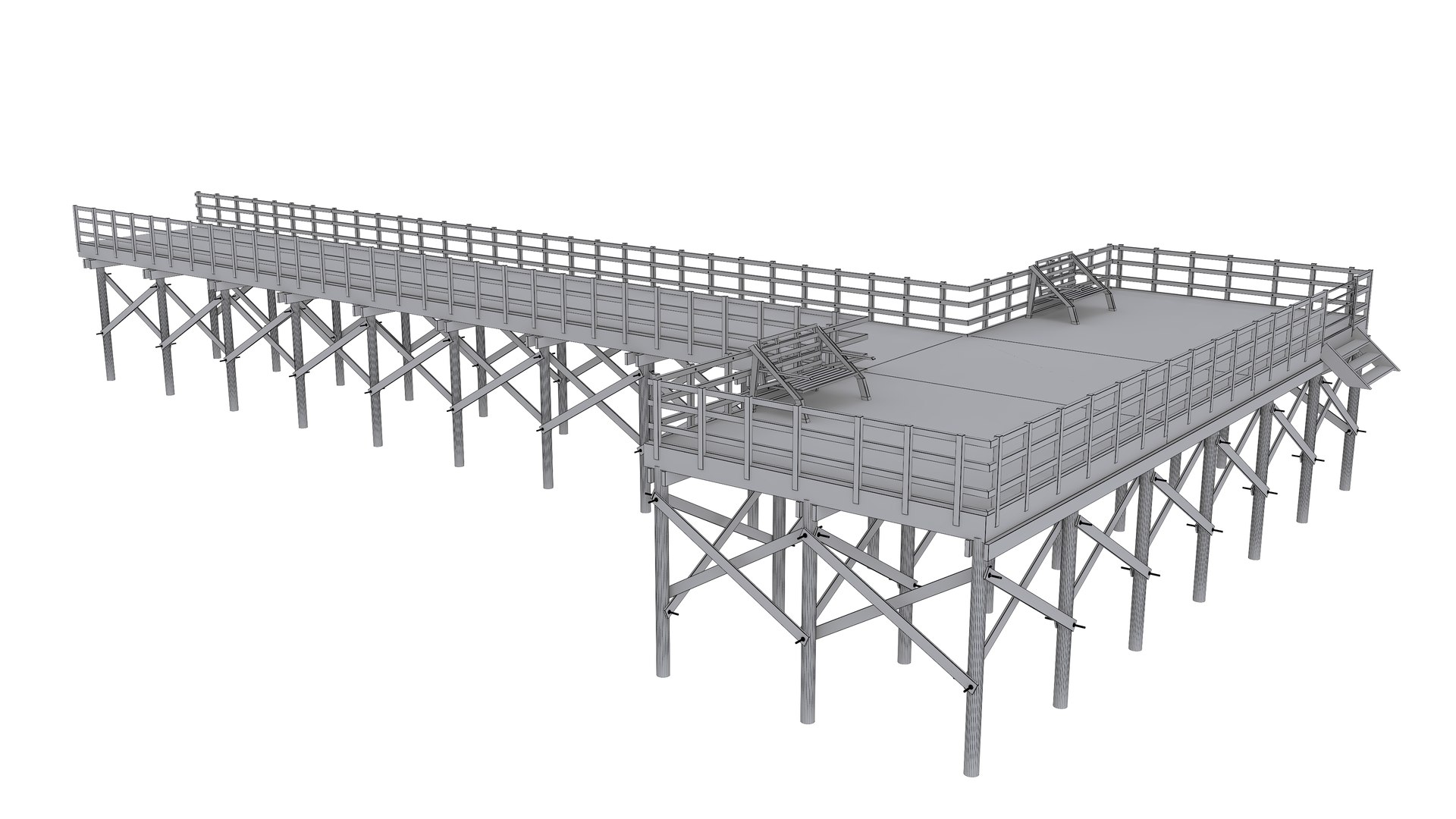 Pier 3D Model - TurboSquid 2282879