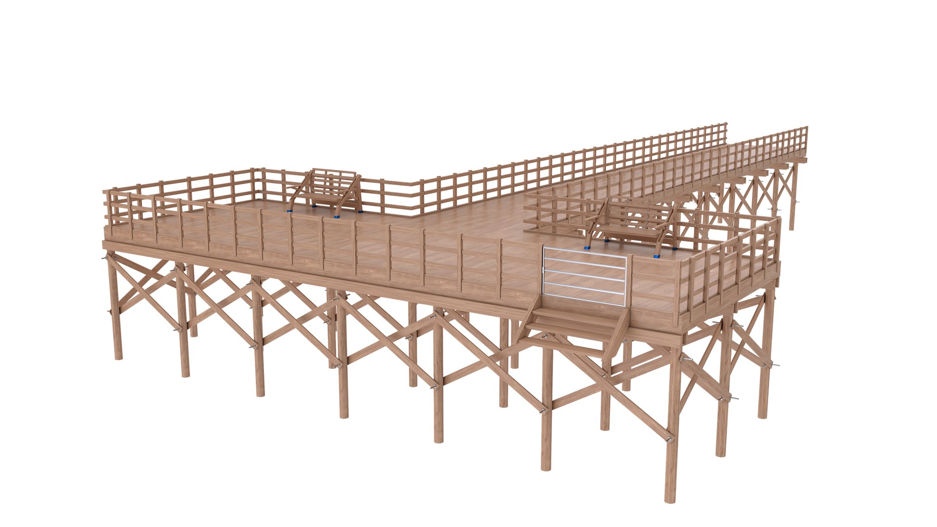 Pier 3D Model - TurboSquid 2282879