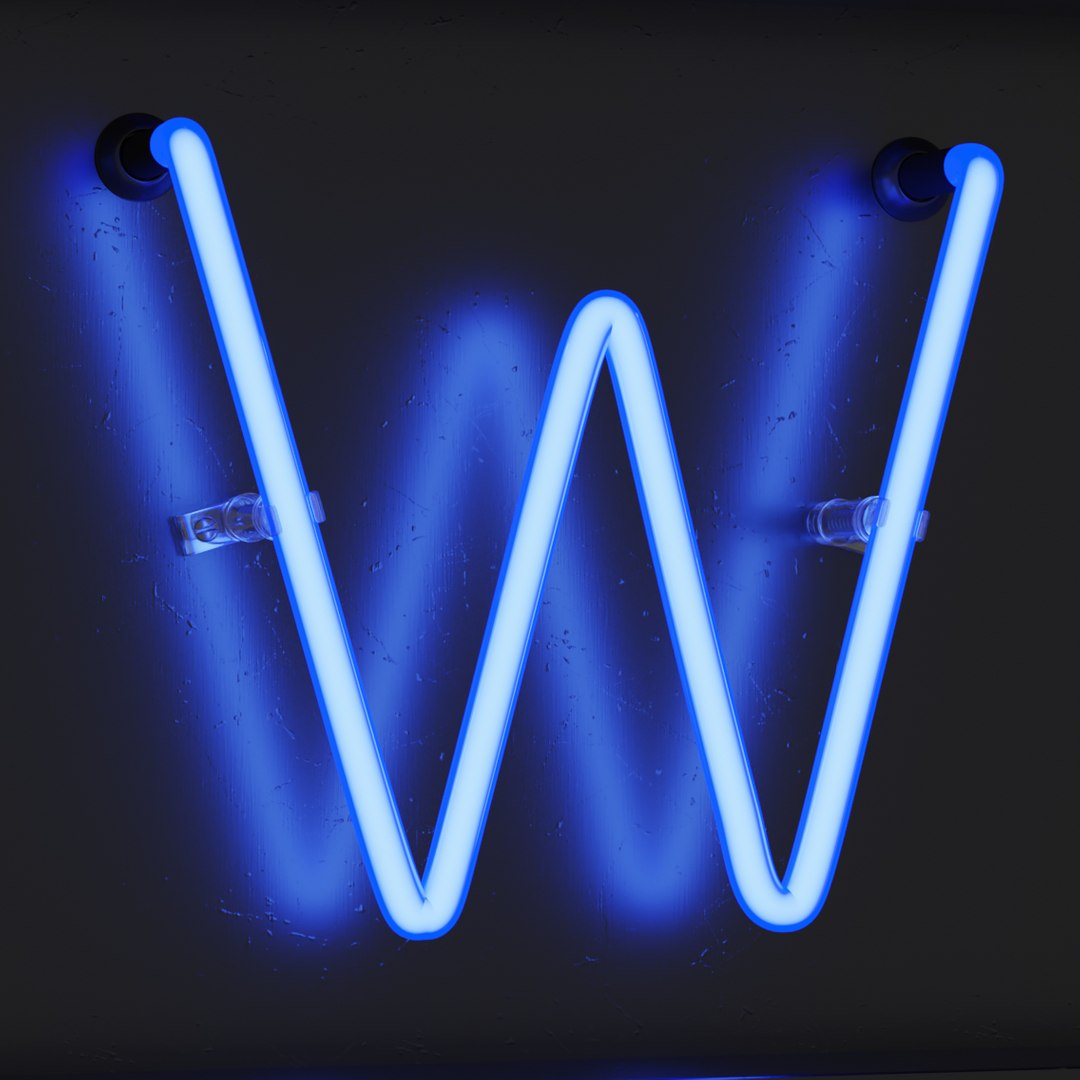 Neon W Model - TurboSquid 1914540