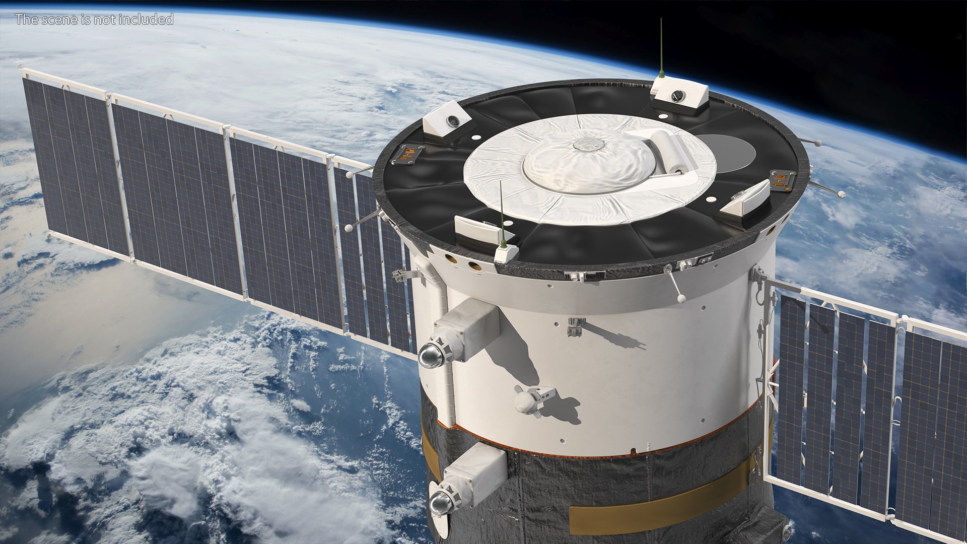 ISS Zvezda Service Module Fully Assembled 3D model - TurboSquid 1853344