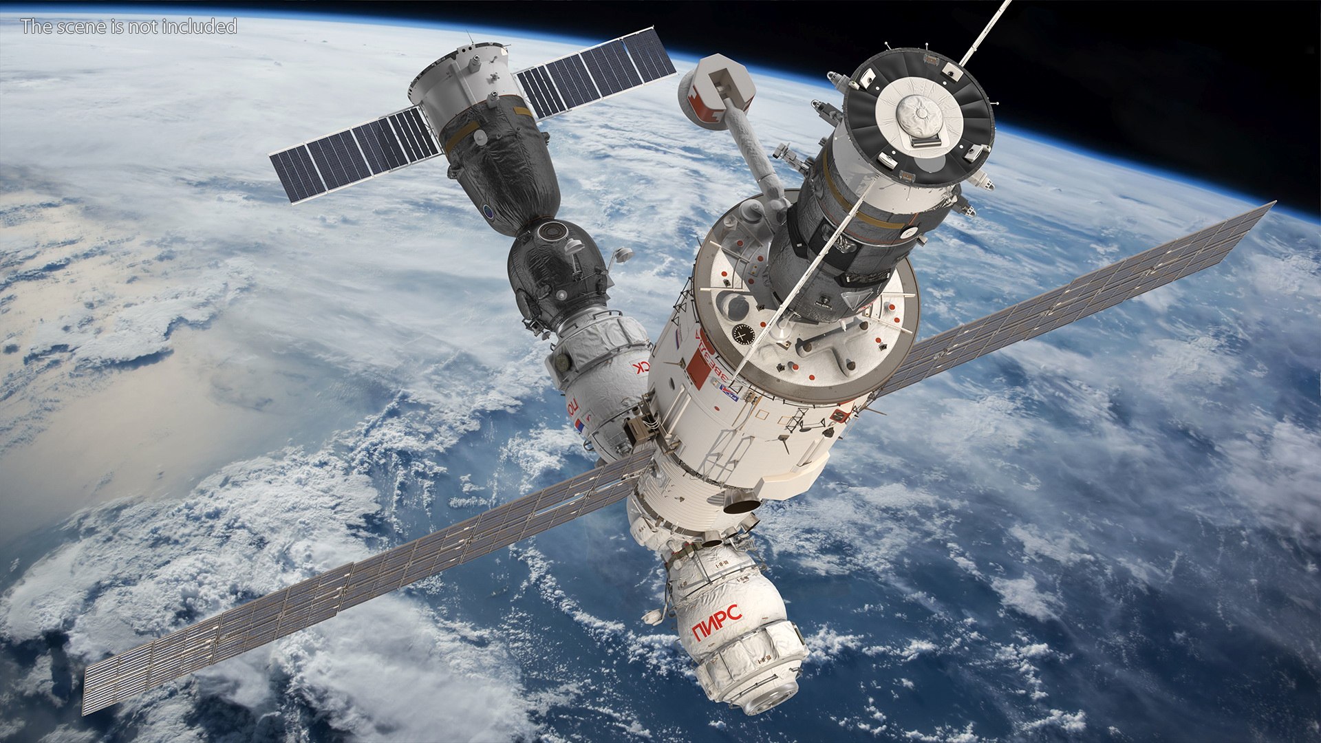 ISS Zvezda Service Module Fully Assembled 3D model - TurboSquid 1853344