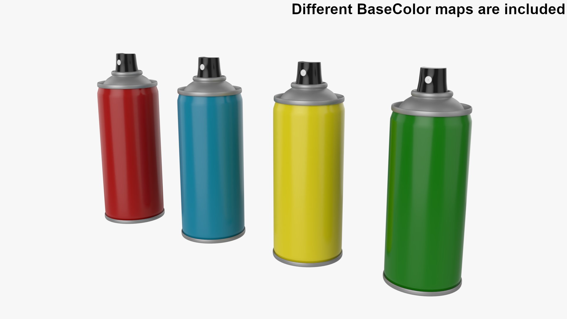 3D Painting Spray Can - TurboSquid 1885871
