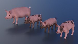 Farm Animals Blender Models for Download | TurboSquid