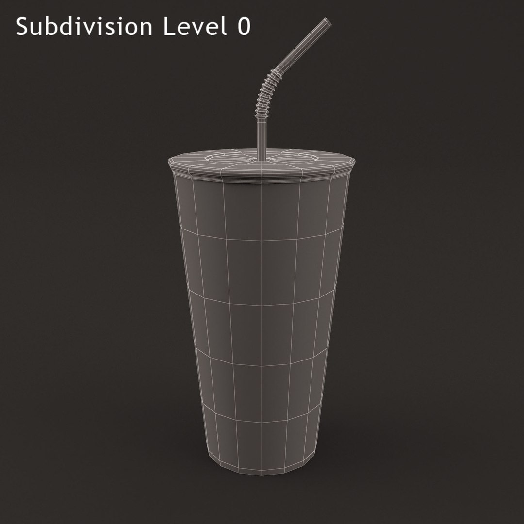 Paper Cup 3d Obj
