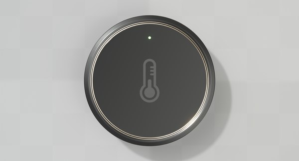 Smart Temperature Sensor 3D model - TurboSquid 1815217