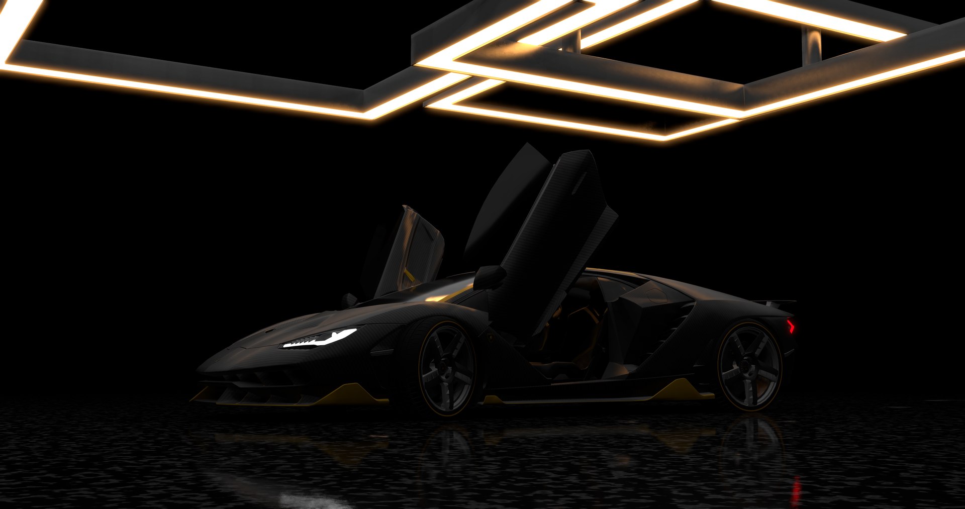 modelo 3d LAMBORGHINI CENTENARIO INTERIOR SDC - TurboSquid 2086823