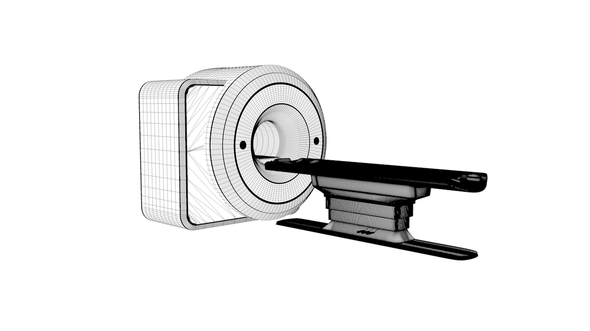 3d Mri Machine Model