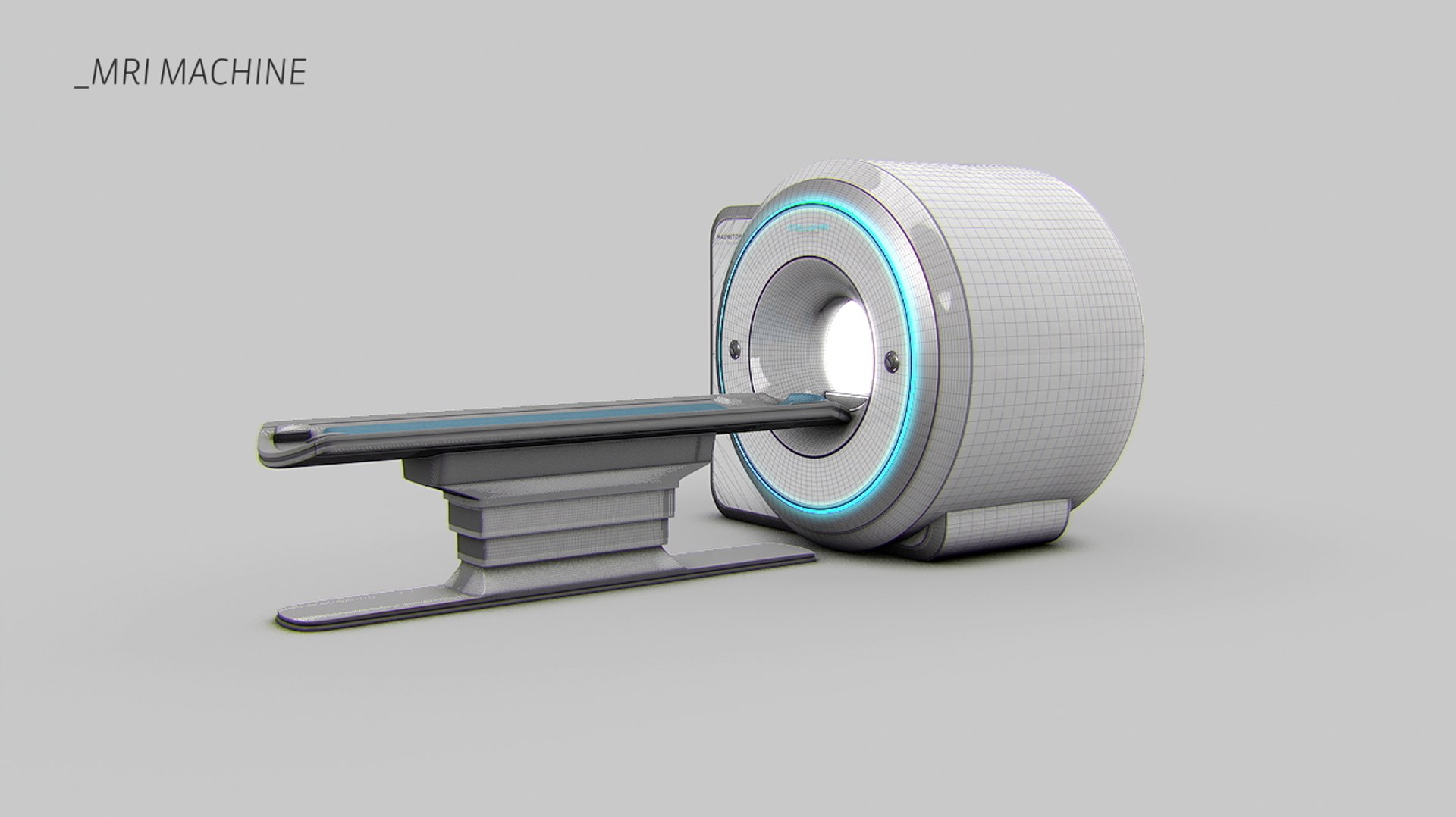 3d Mri Machine Model