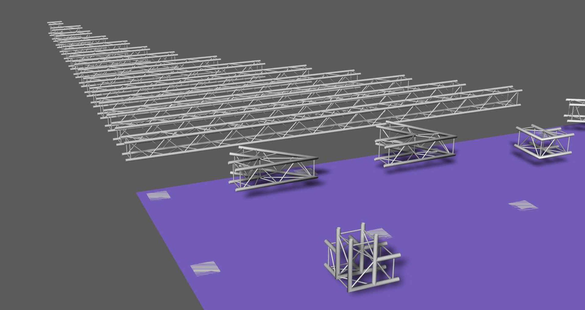 3D Prolyte Square Trusses - TurboSquid 1363418