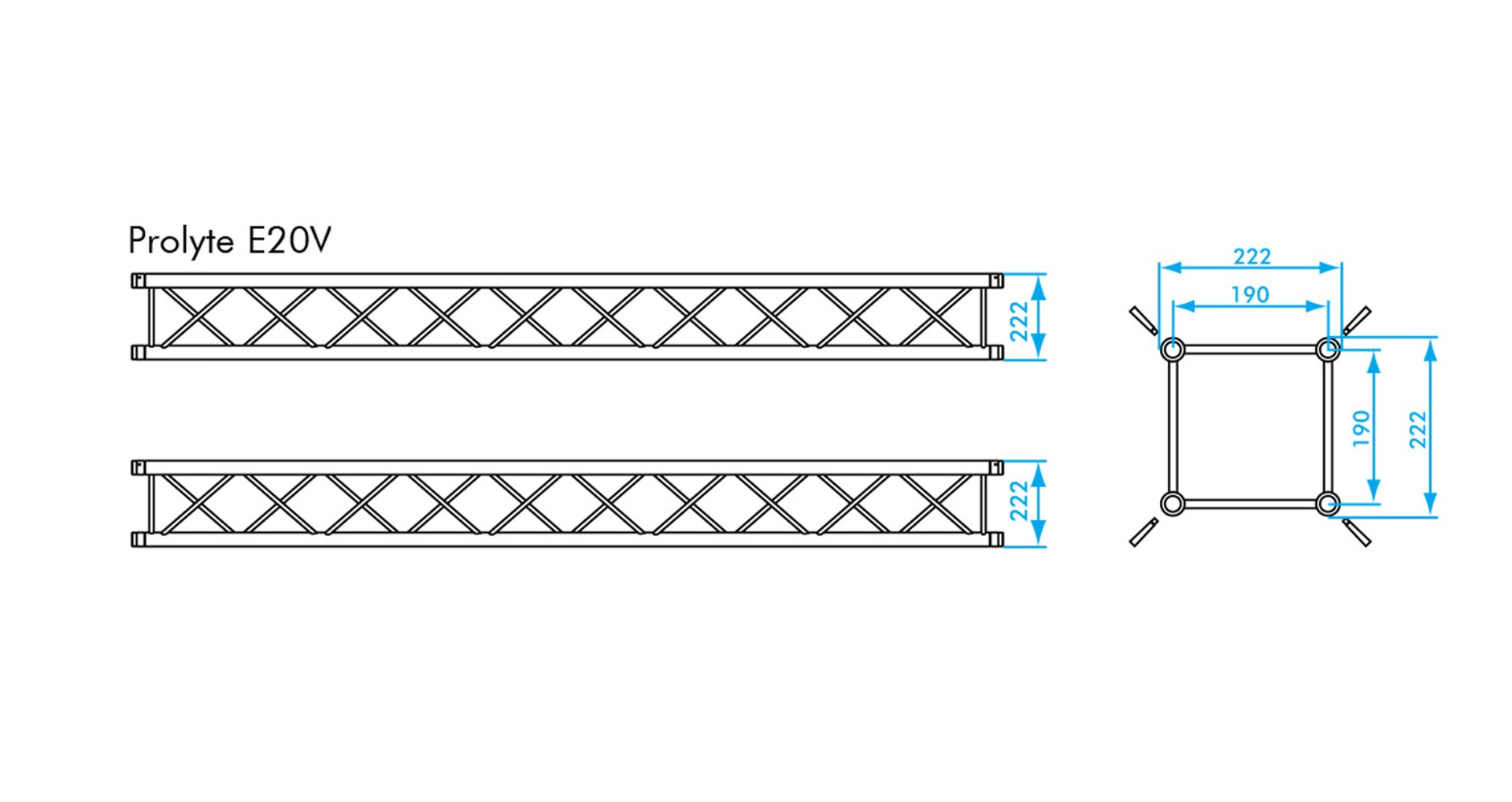 3D Prolyte Square Trusses - TurboSquid 1363418