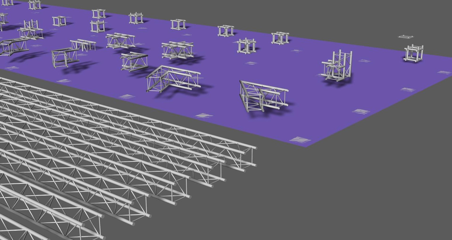 3D Prolyte Square Trusses - TurboSquid 1363418