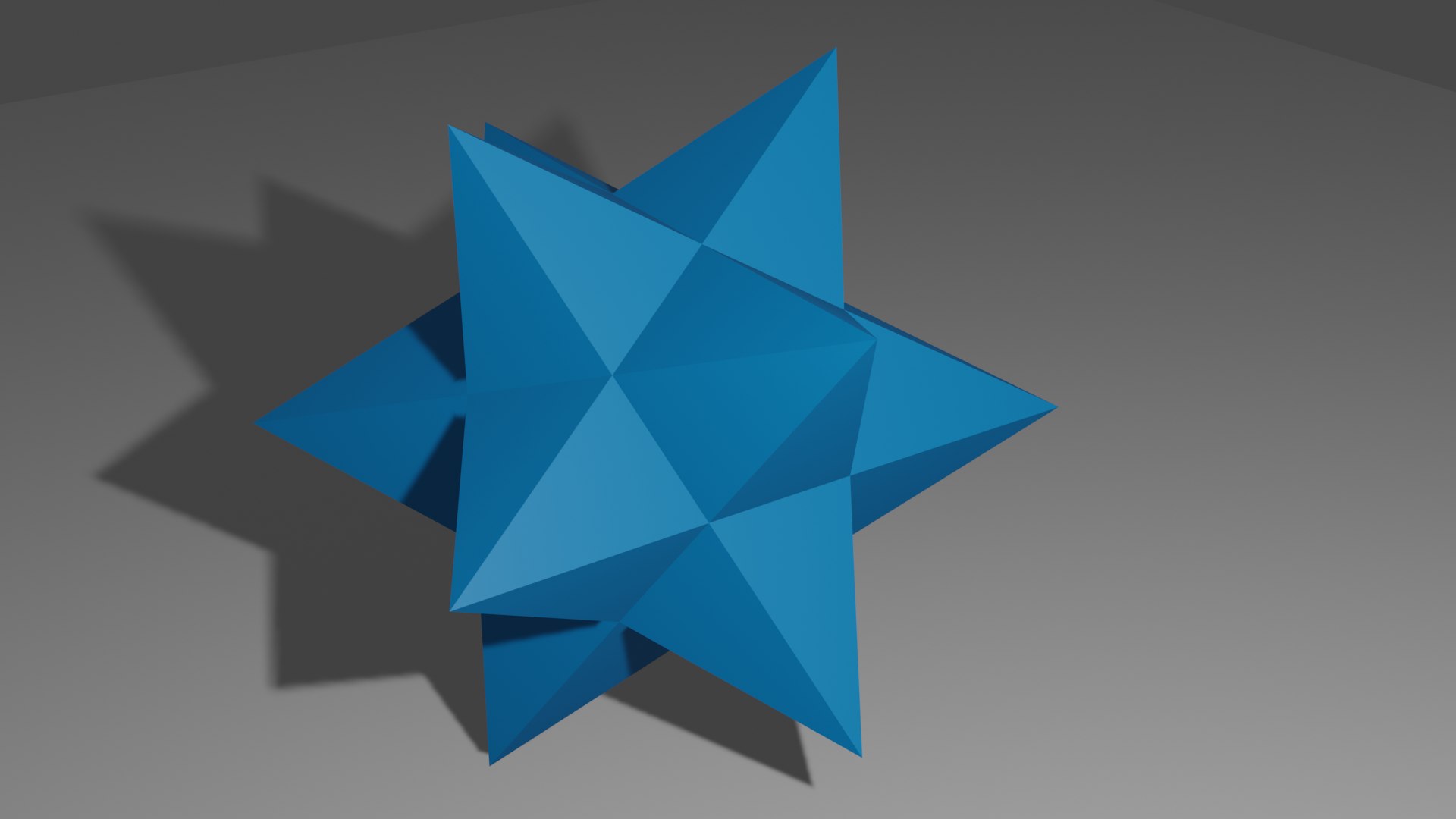 Geometric Figure Small Stellated Dodecahedron 3D Model - TurboSquid 2002524