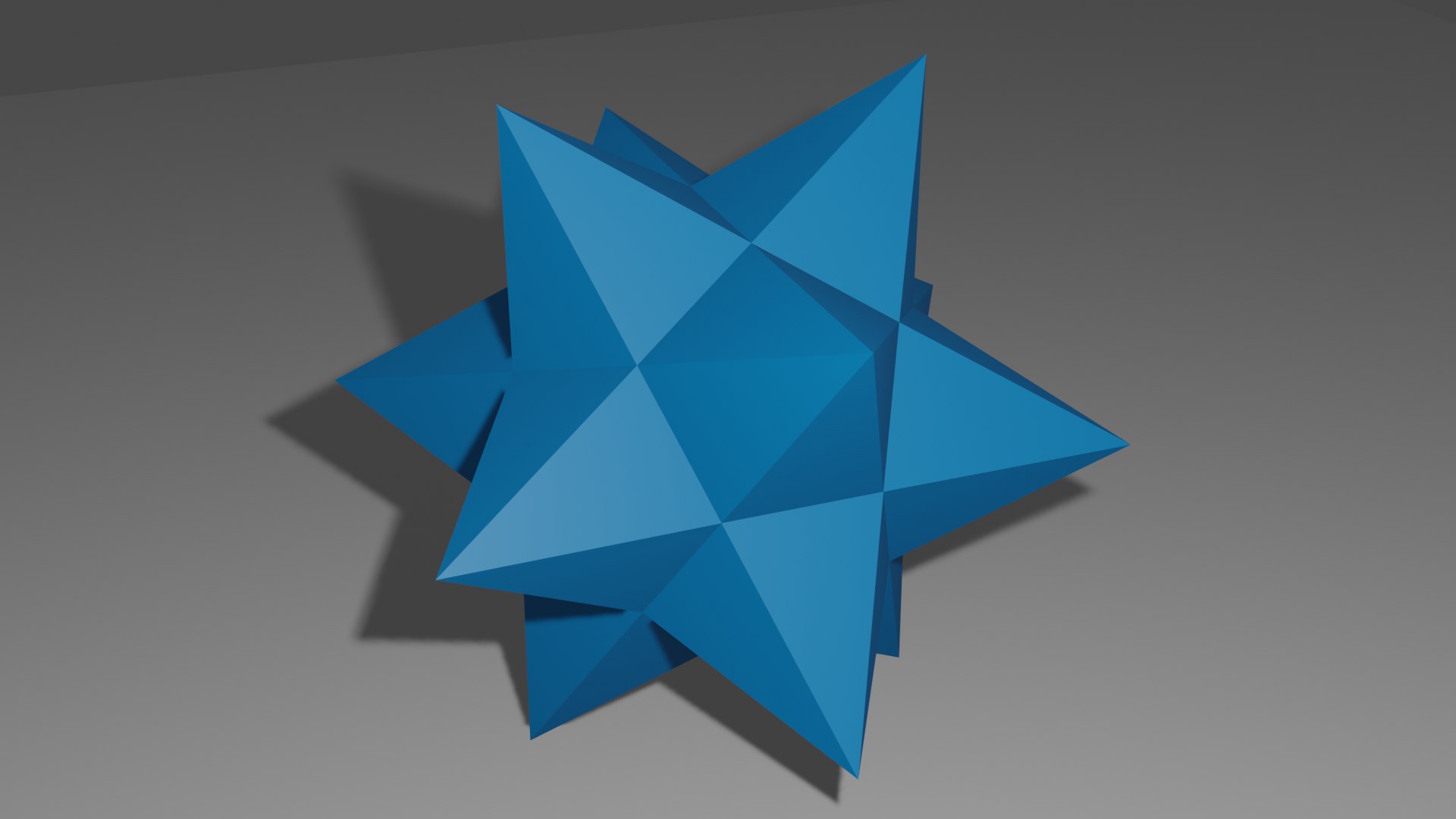Geometric Figure Small Stellated Dodecahedron 3D Model - TurboSquid 2002524