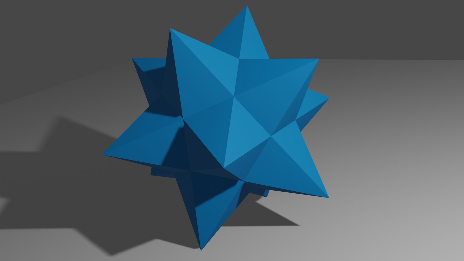 Geometric Figure Small Stellated Dodecahedron 3D Model - TurboSquid 2002524