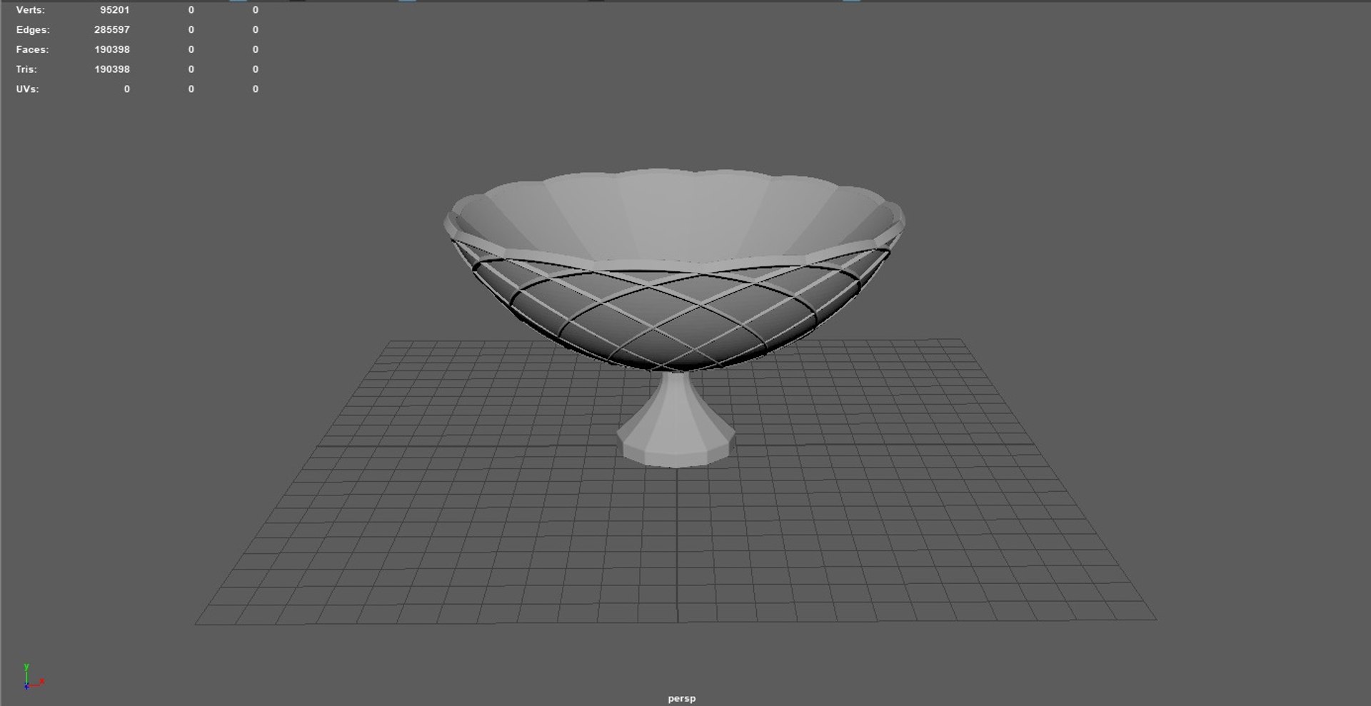 Crystal Fruit Bowl Model - TurboSquid 2331685