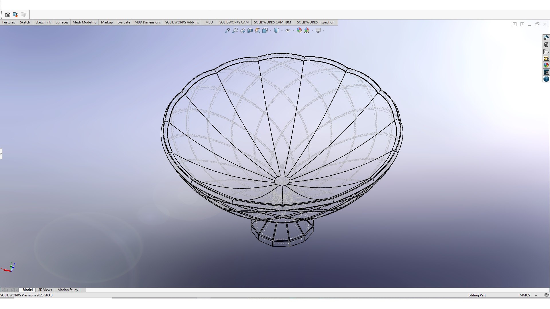 Crystal Fruit Bowl Model - TurboSquid 2331685