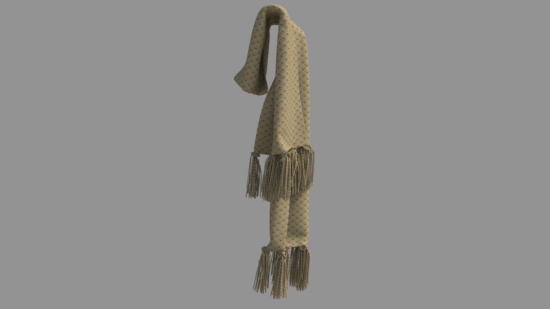 Scarf 3D Model - TurboSquid 1975378