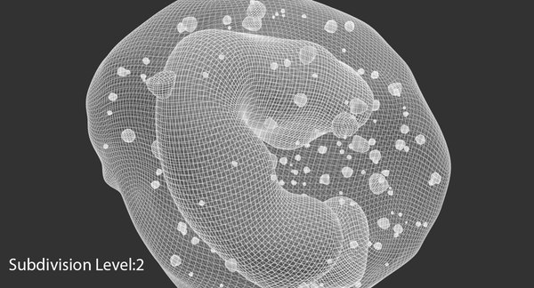 White blood cell basophil 3D model - TurboSquid 1326387