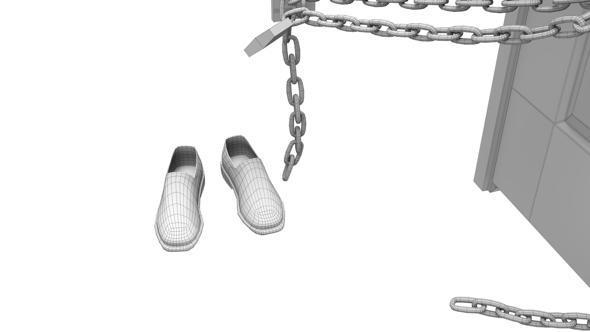 3D Chained Silent Hill 4: The Room Game Door Replica Model - TurboSquid 2240622