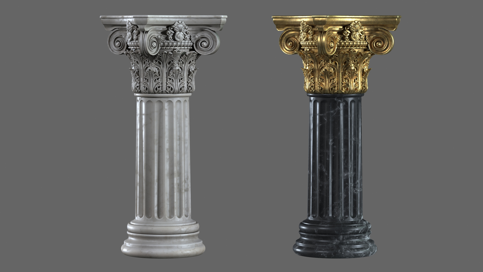 3D Composite Pedestal Model - TurboSquid 1921299