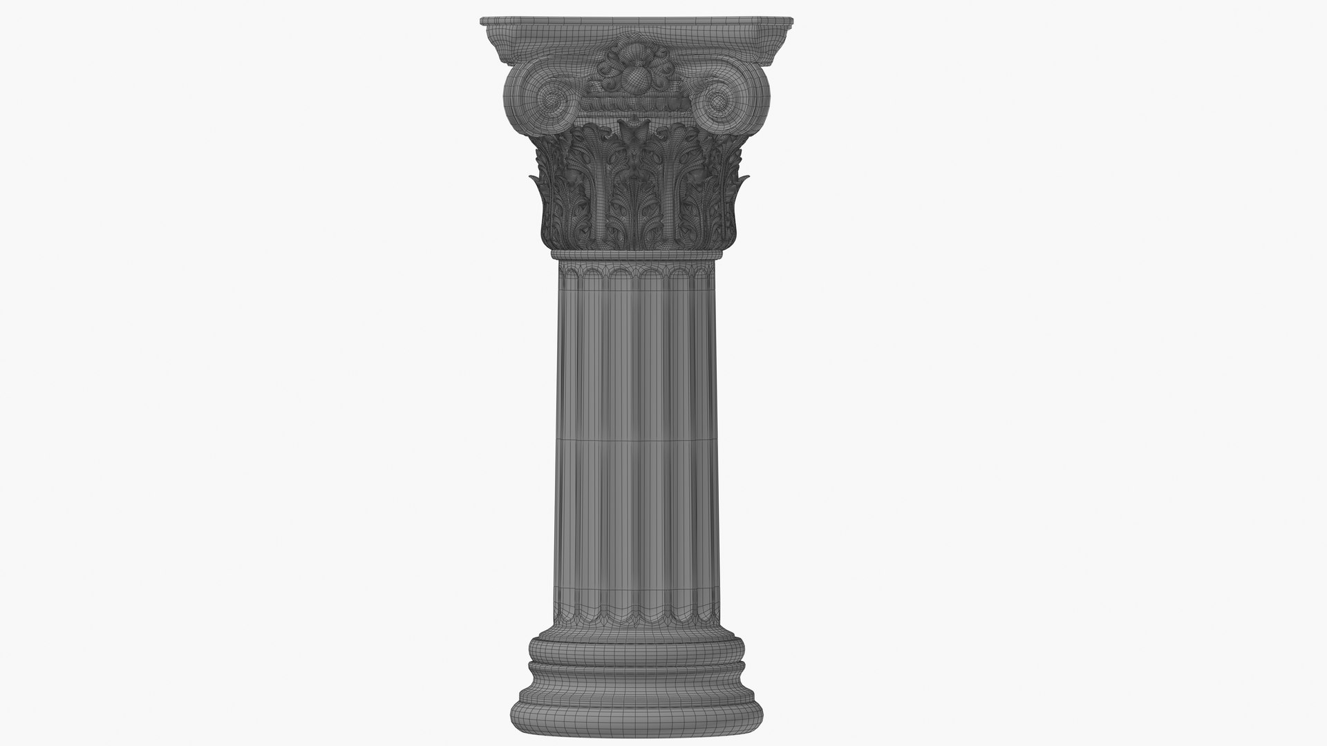 3D Composite Pedestal Model - TurboSquid 1921299