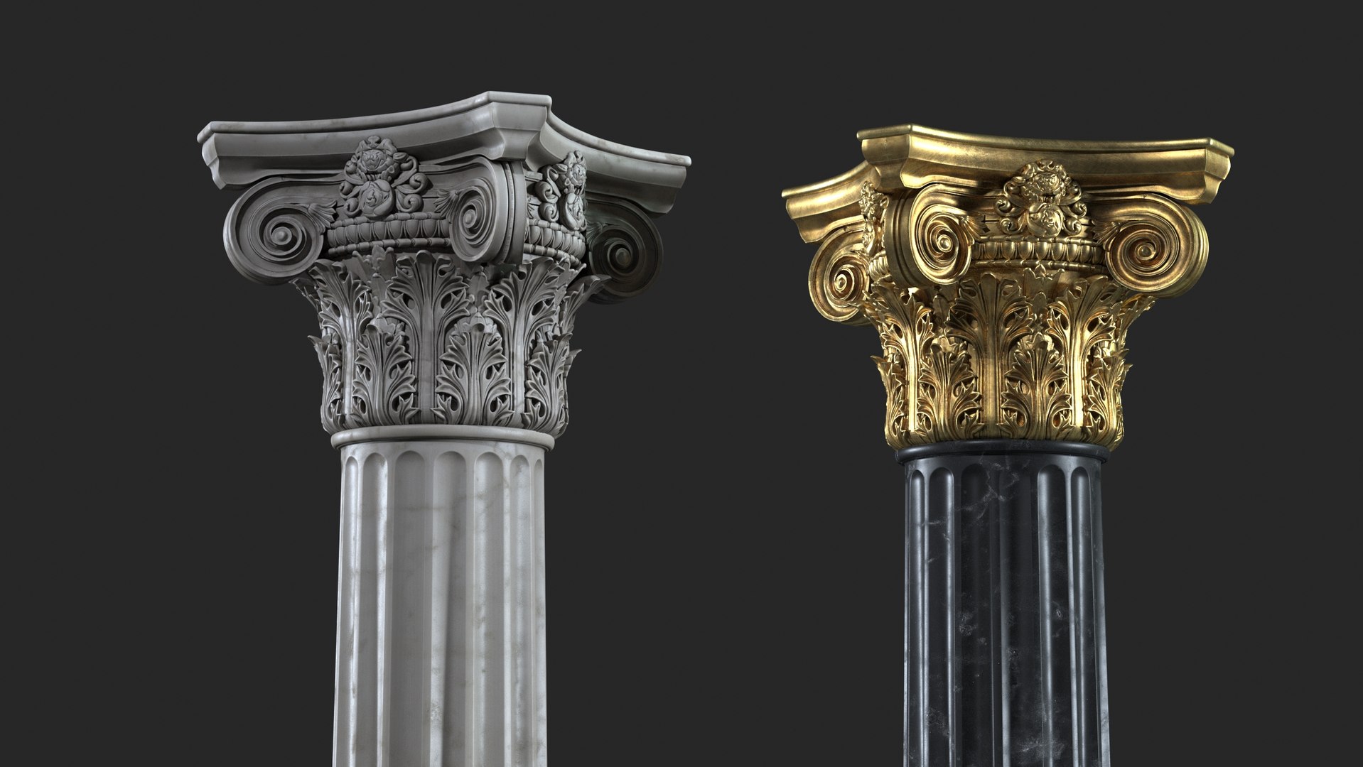 3D Composite Pedestal Model - TurboSquid 1921299