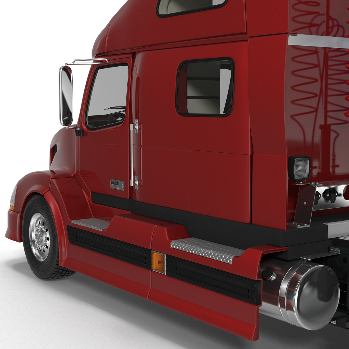 3d truck double drop lowboy model