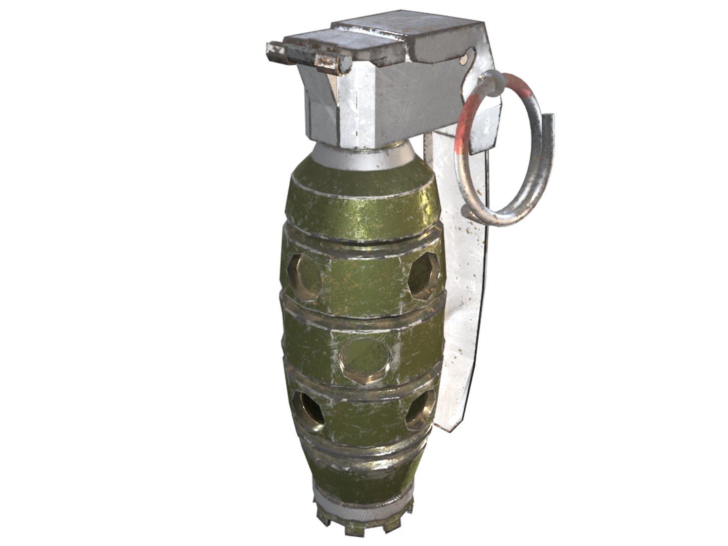 3d Model Sci-fi Grenade