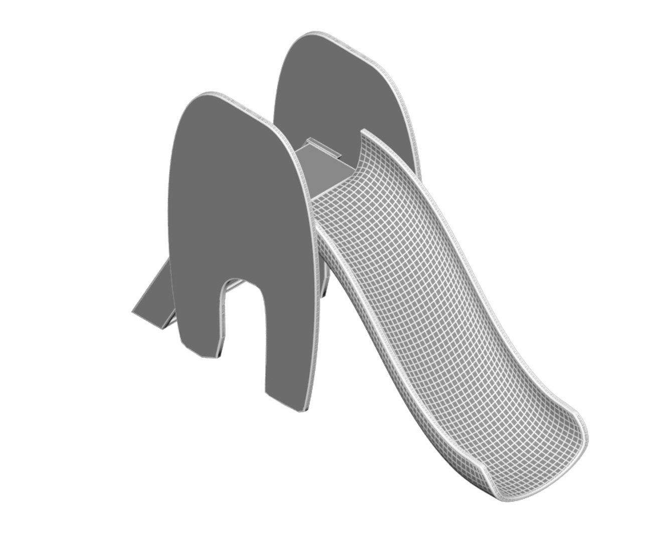 Kiddie Slide Children Playground 3d Max