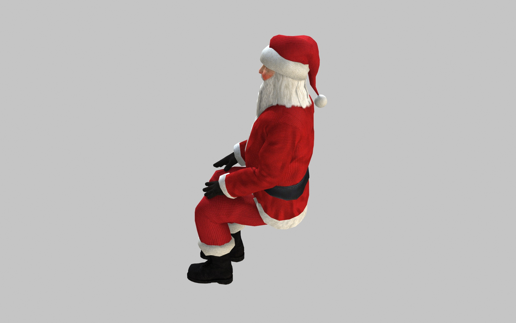 3D Model Santa Claus Doll 005 - TurboSquid 1815005