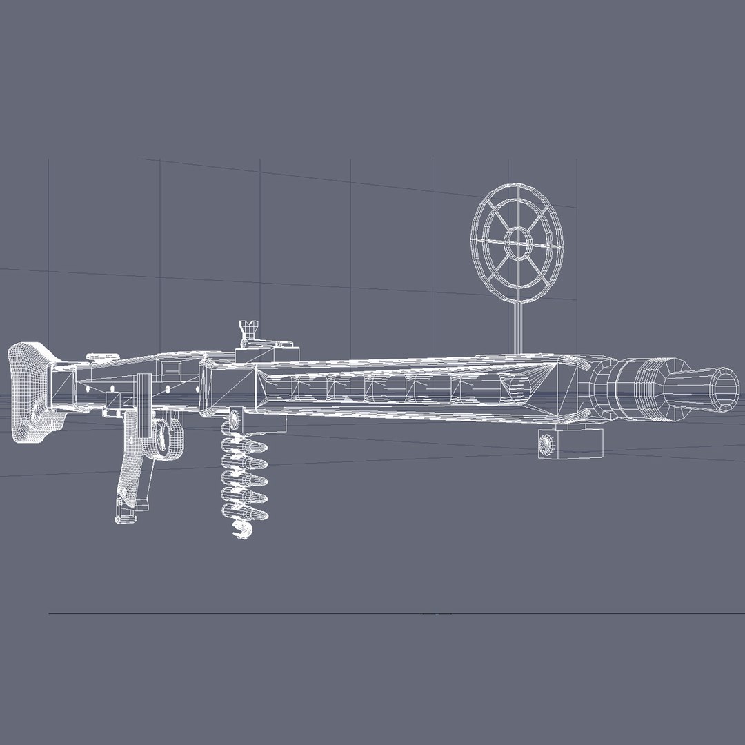 Mg 42 Machine Gun 3D - TurboSquid 1397883