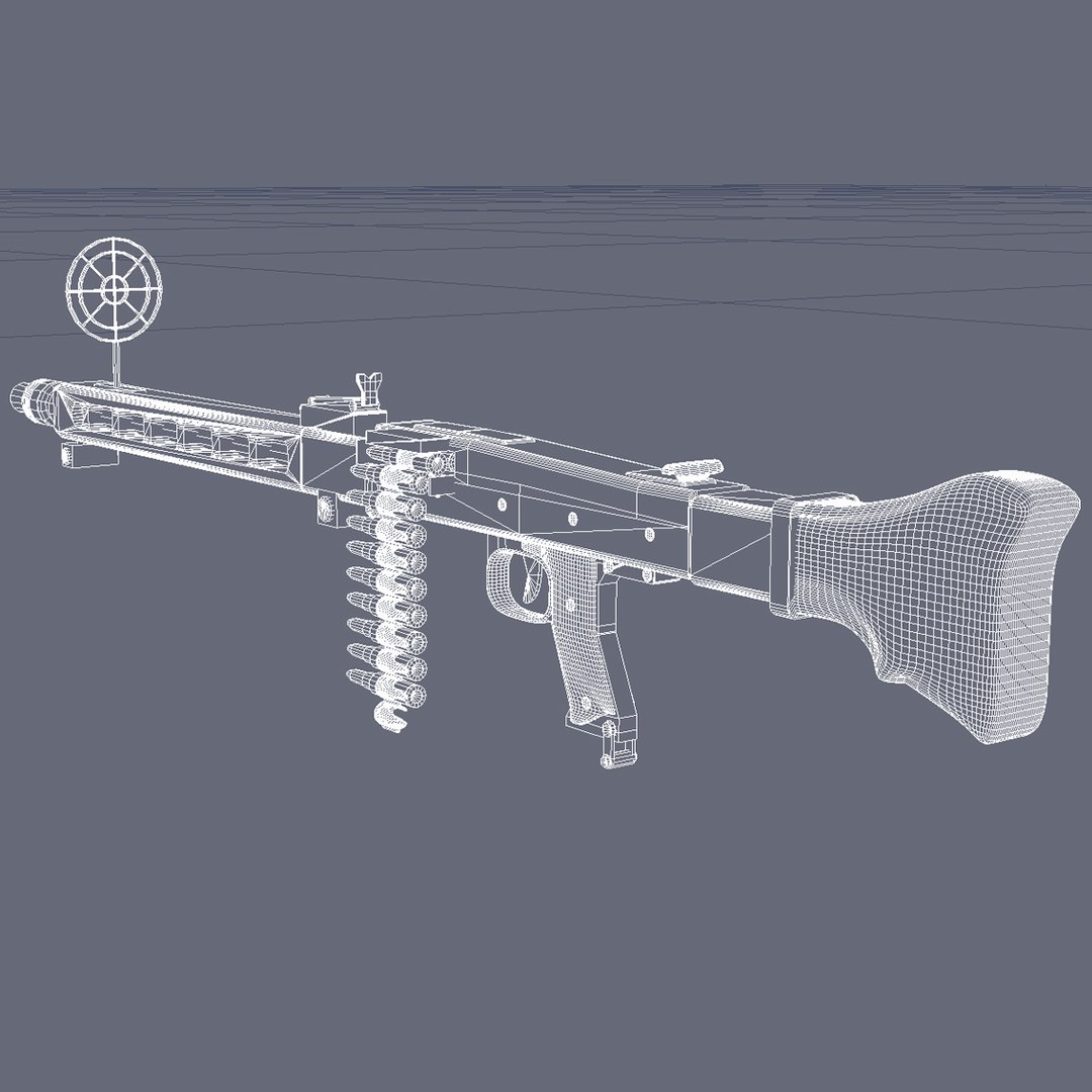 Mg 42 Machine Gun 3D - TurboSquid 1397883