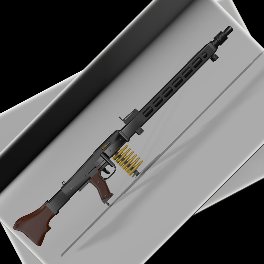 Mg 42 Machine Gun 3D - TurboSquid 1397883